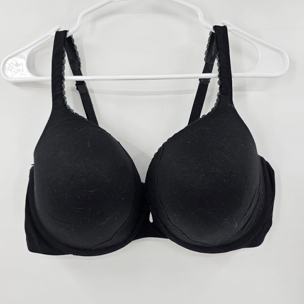 Victoria's Secret 38dd Body Perfect Shape Bra Black - Gem